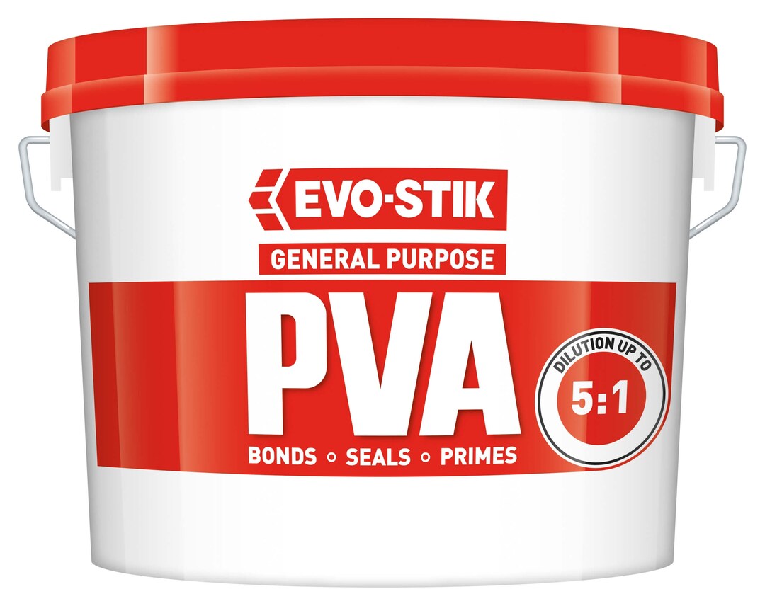 2 Evo Stik Super Evo Bond PVA Building Glue Primer Sealer Admixture 2.5 ...