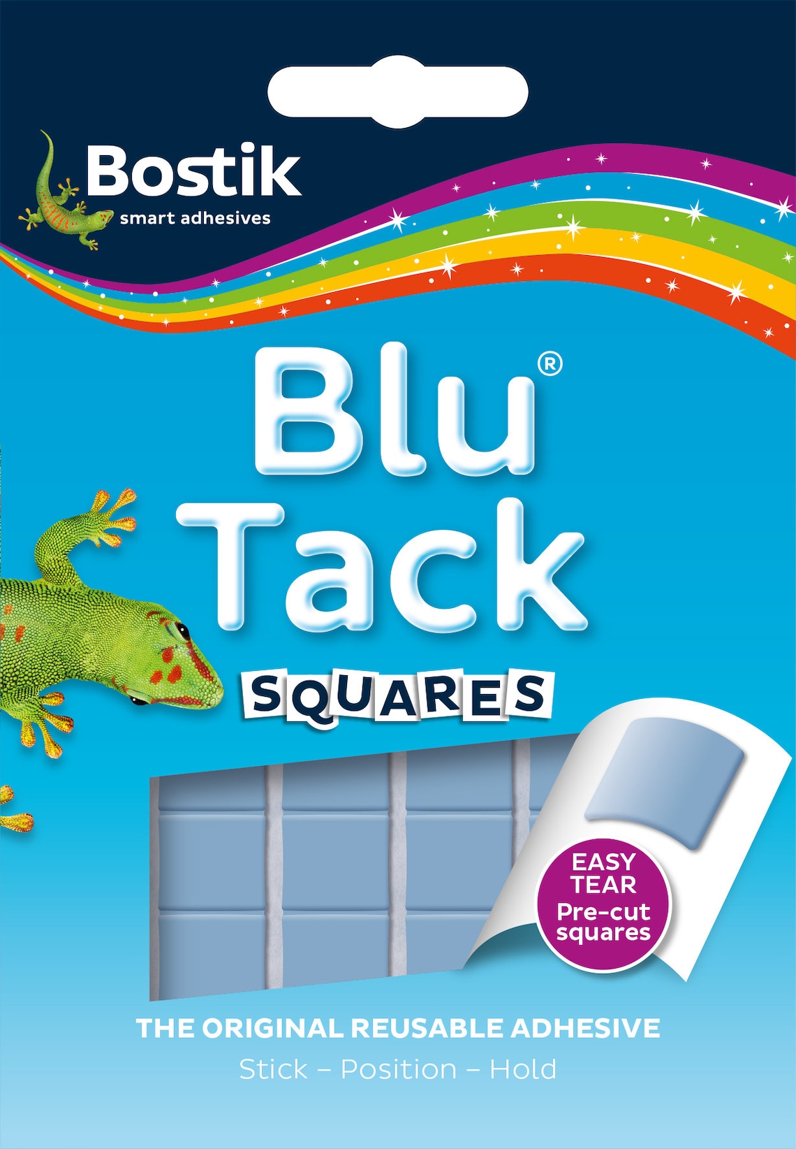 24 X Bostik Blu Tack Squares Blue Mastic Adhesive Putty 30616595 - Etsy
