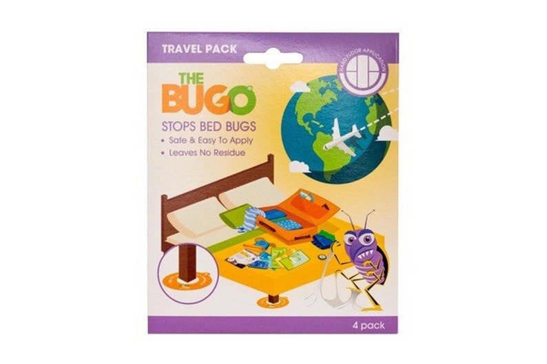Bugo Hard Floor Bed Bug Detector and Trap Travel Pack of 4 - Etsy