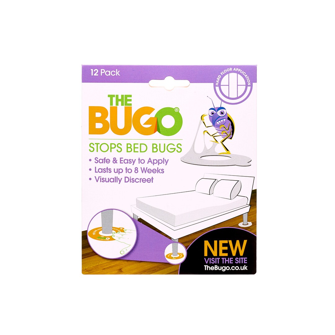 Bugo Hard Floor Bed Bug Detector and Trap Pack of 12 - Etsy