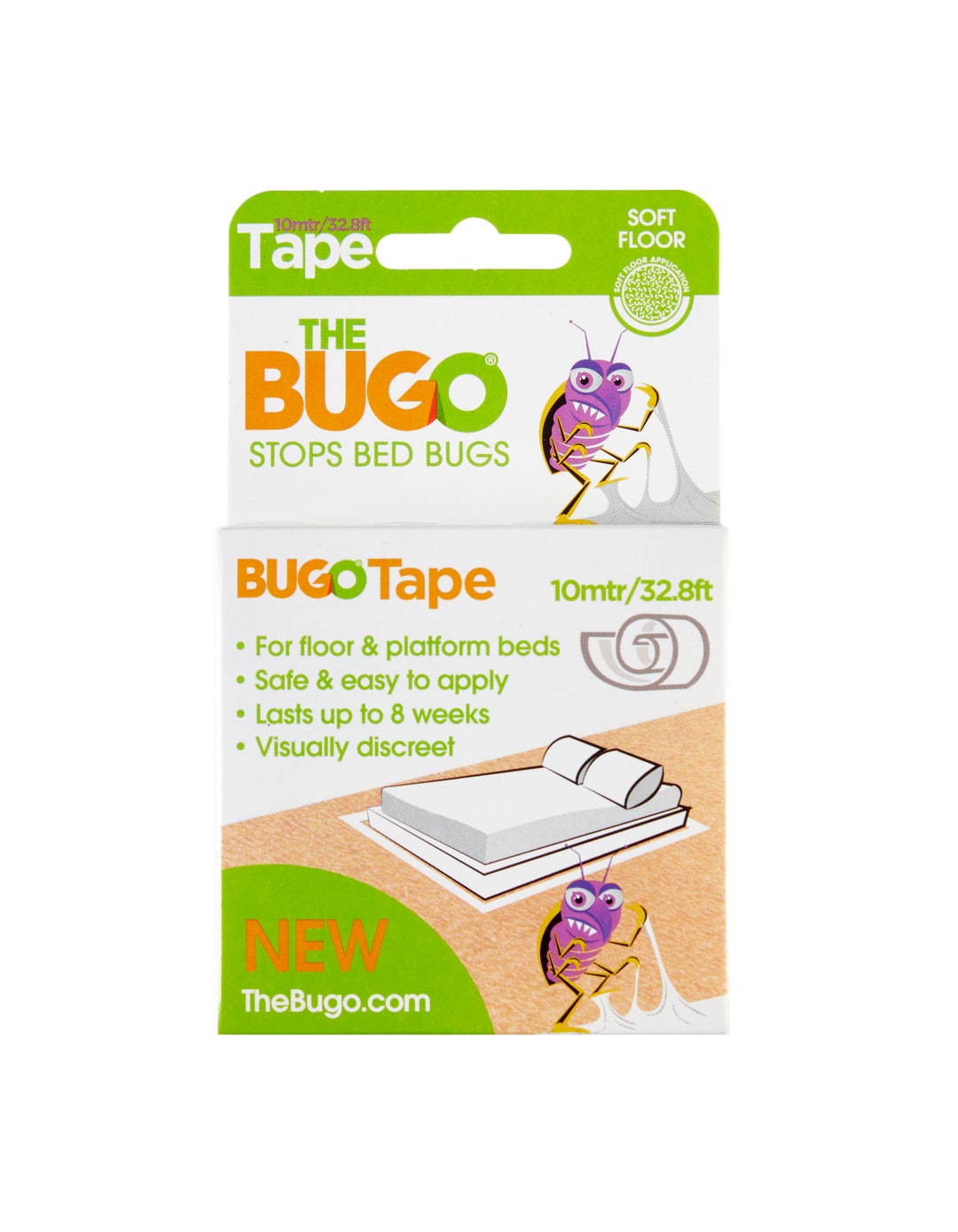 6 X Bugo Tape Soft Floor Bed Bug Detector 10m Roll - Etsy