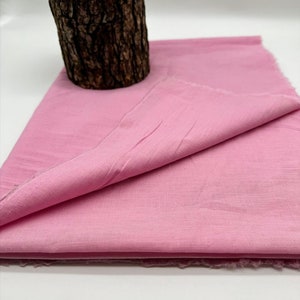 Pink Linen by the Yard Meter, Linen Fabric Color, Organic Linen for ...