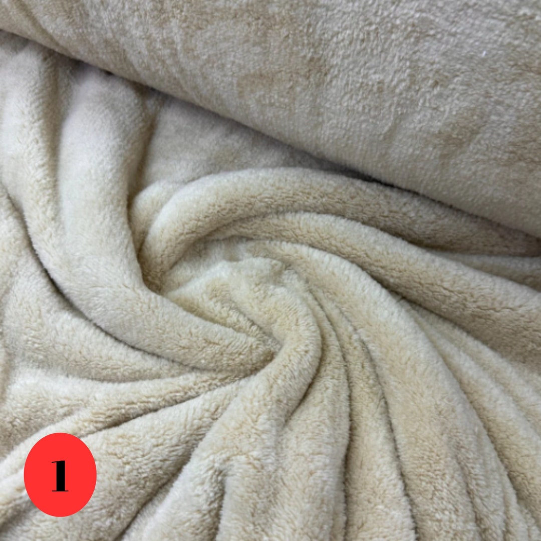 Welsoft Plush Fabric by the Yard for Teddy Bear Doll Making, Stuffed ...