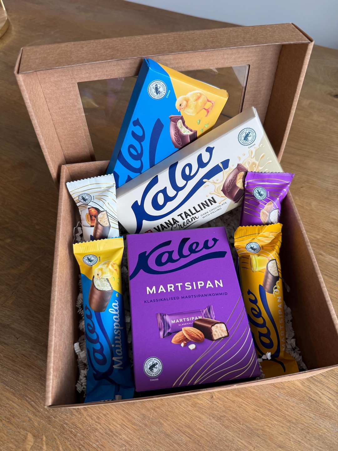 Estonian Kalev Chocolate & Marzipan Gift Box - Premium Nordic Sweets ...