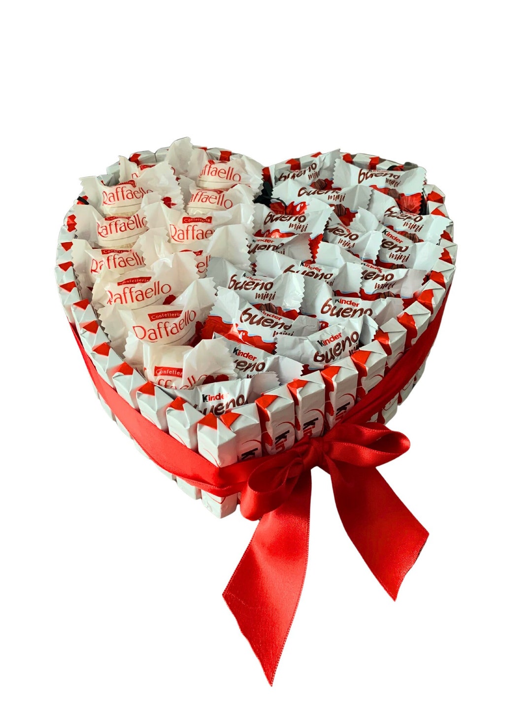 Kinder Chocolate Gift Box/heart, Raffaello and Kinder Bueno Mini ...