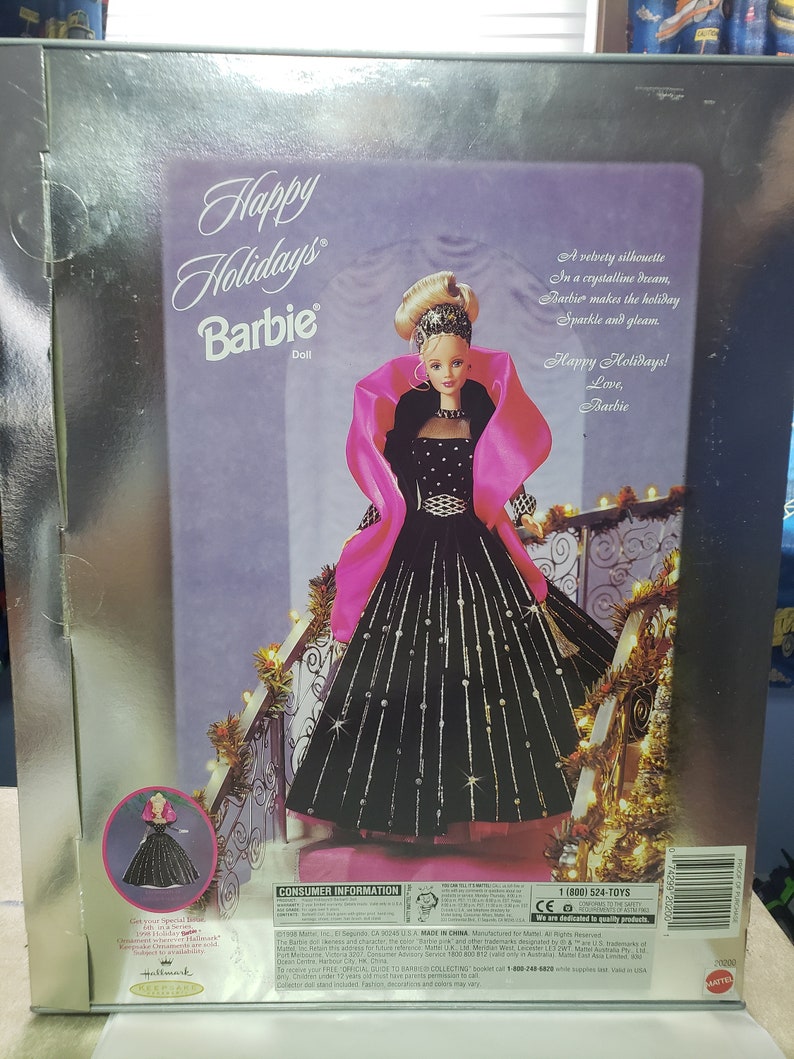 Holiday Barbie 1998 Edition - Etsy
