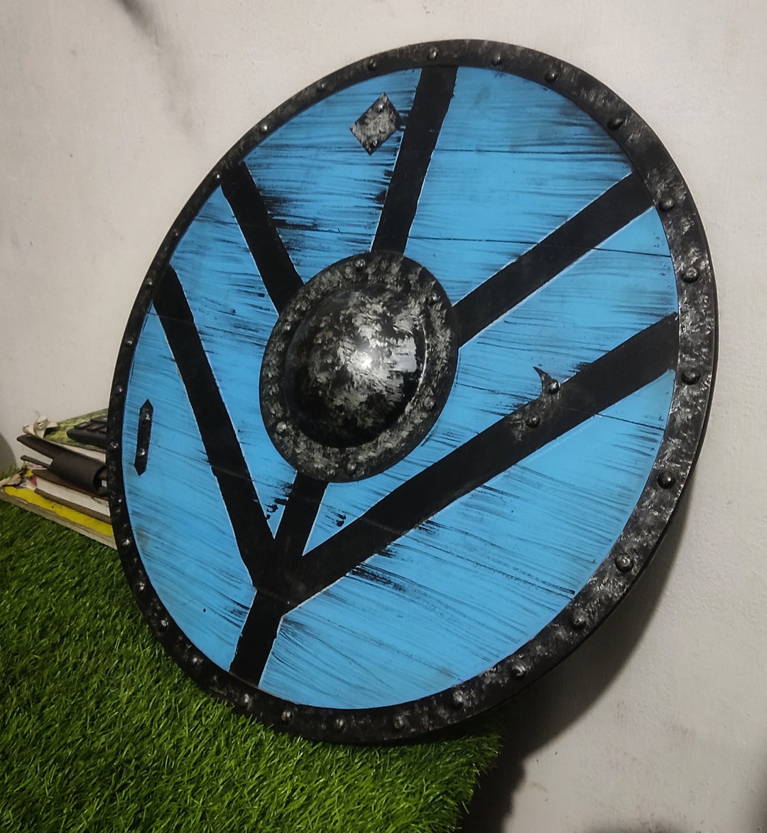 Stylish Viking Shield Wooden Viking Cosplay Shield for Gifts - Etsy