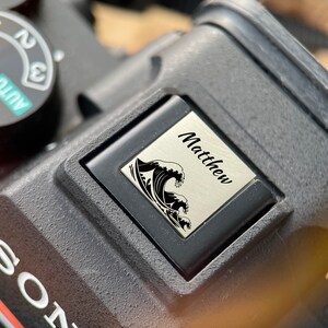 The Great Wave Hot Shoe Cover With Name, Custom Hot Shoe Cover for ...