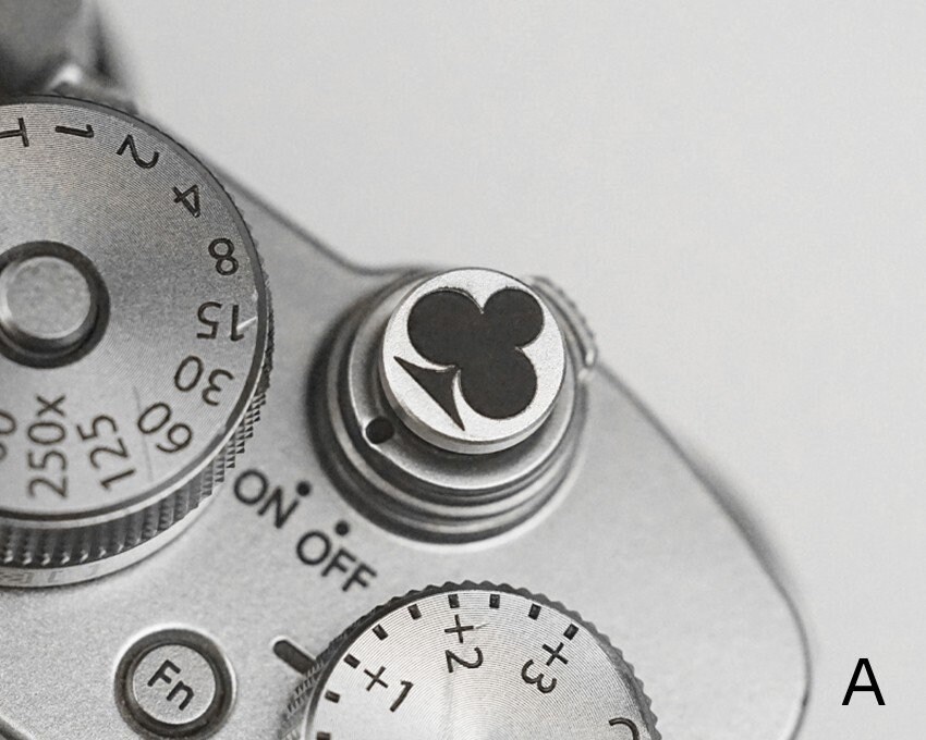 Cute Clubs Shutter Button, Spades Camera Button, Customizable ...