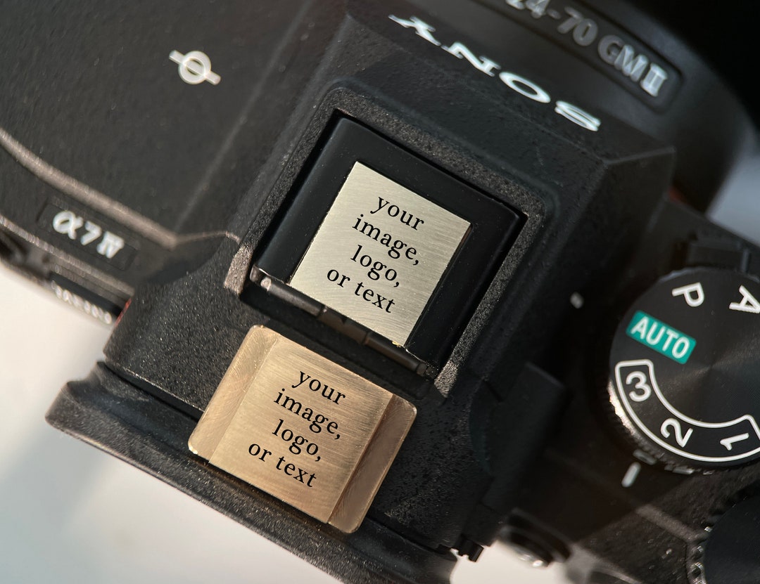 Your Image Logo or Text Hot Shoe Cover for Camera, Personalized Hot ...