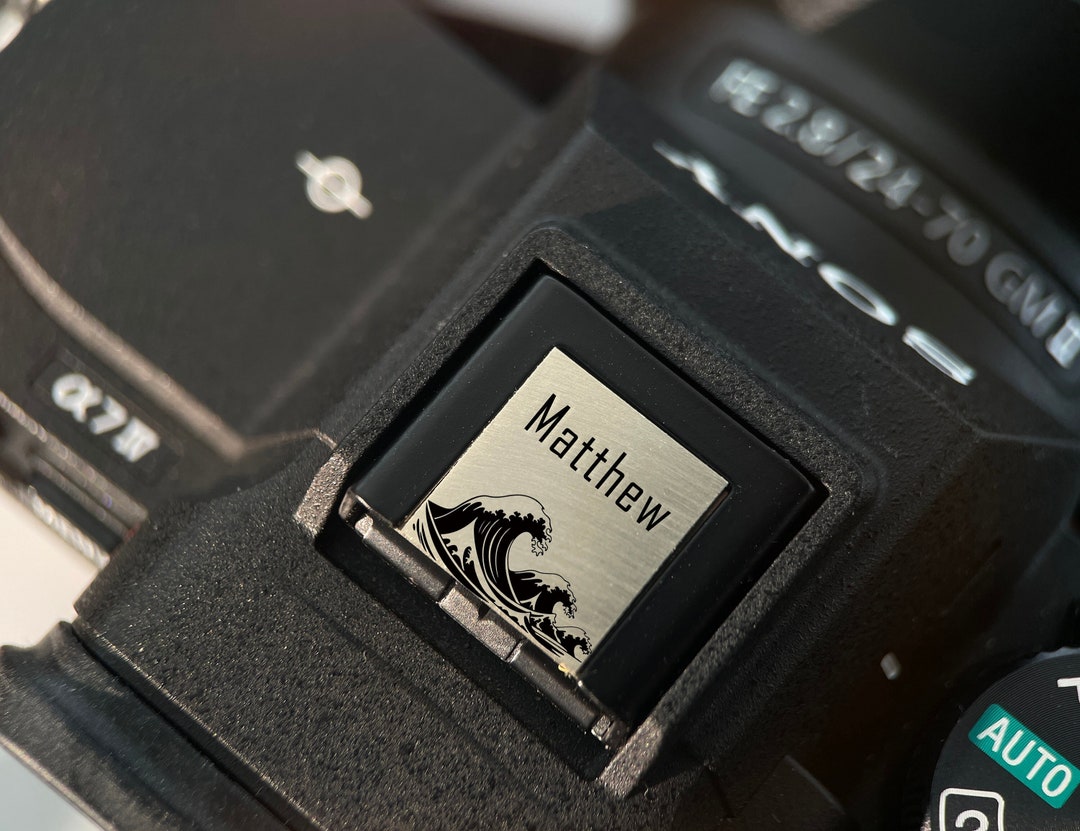 The Great Wave Hot Shoe Cover With Name, Custom Hot Shoe Cover for ...