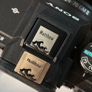 The Great Wave Hot Shoe Cover With Name, Custom Hot Shoe Cover for ...