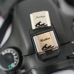 The Great Wave Hot Shoe Cover With Name, Custom Hot Shoe Cover for ...