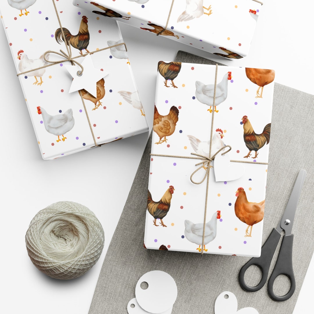 Chicken Wrapping Paper - Etsy