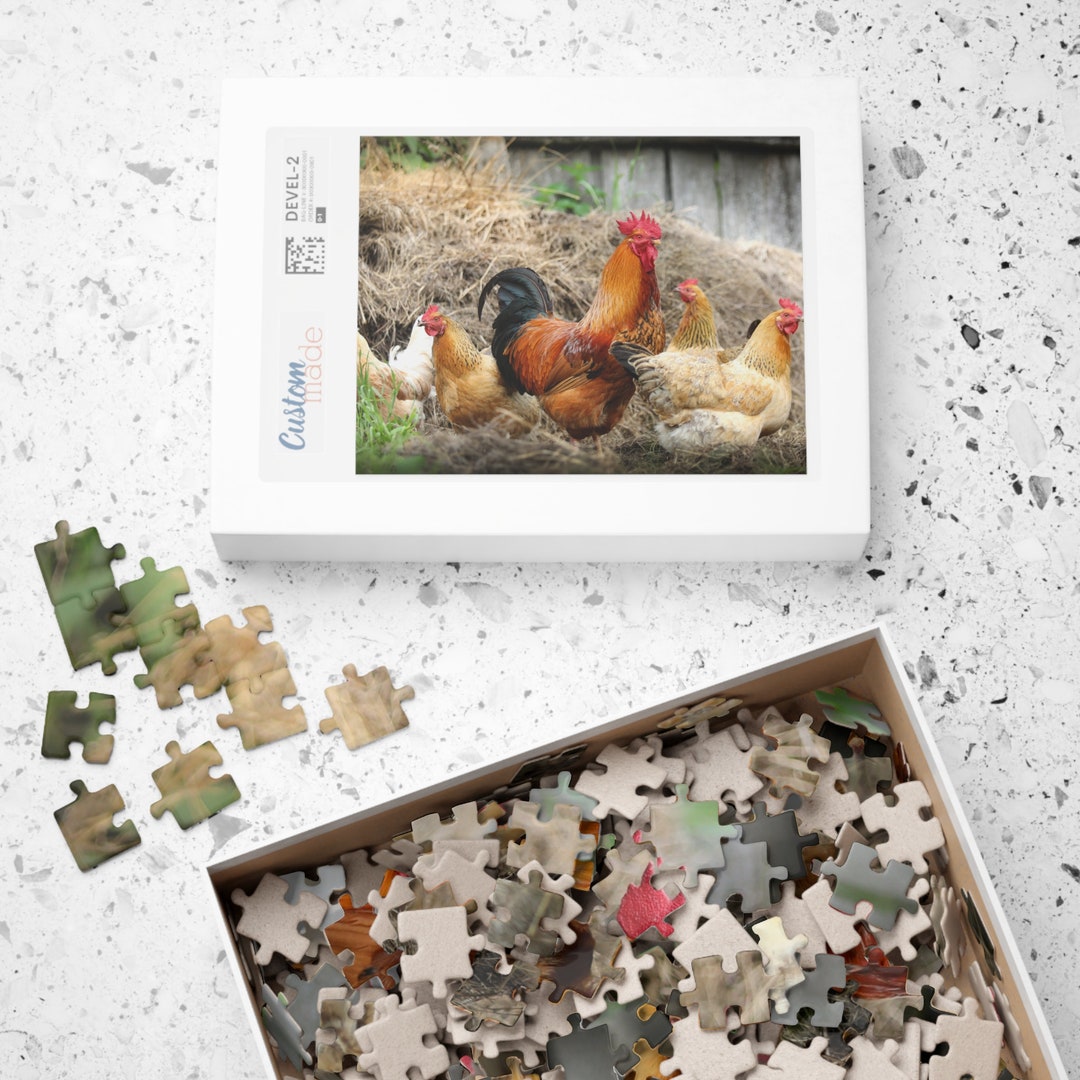 Chicken Puzzle - 520 Pieces - Etsy