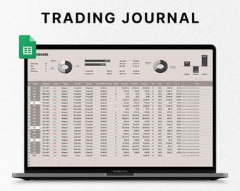 Google Sheets Trading Journal, Dark Mode Spreadsheet Trading, Crypto ...