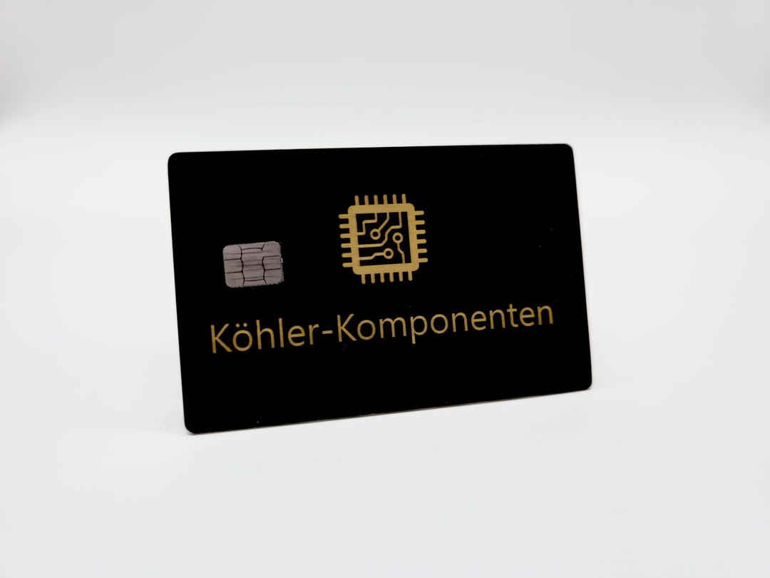 Metal Credit Card / Bank Card / Debit Card - Own Design - Etsy