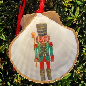 Nutcracker Ballet Themed Decoupage Scallop Shell Christmas Tree ...
