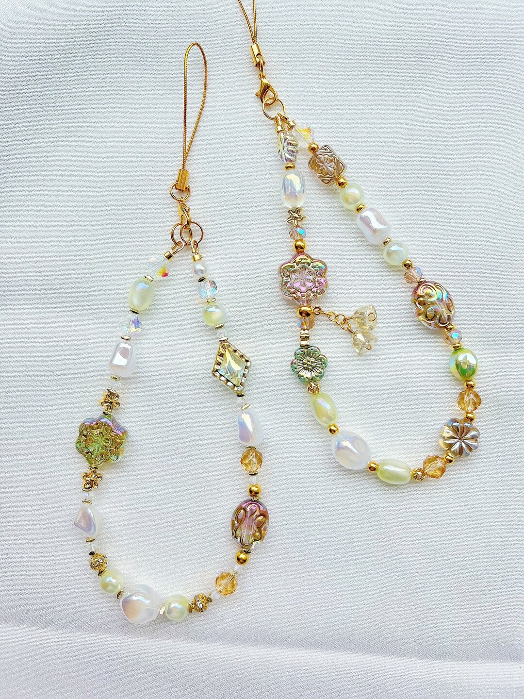 Versailles2.1 Vintage-inspired Phone Charm-premium Beaded Phone Charms ...