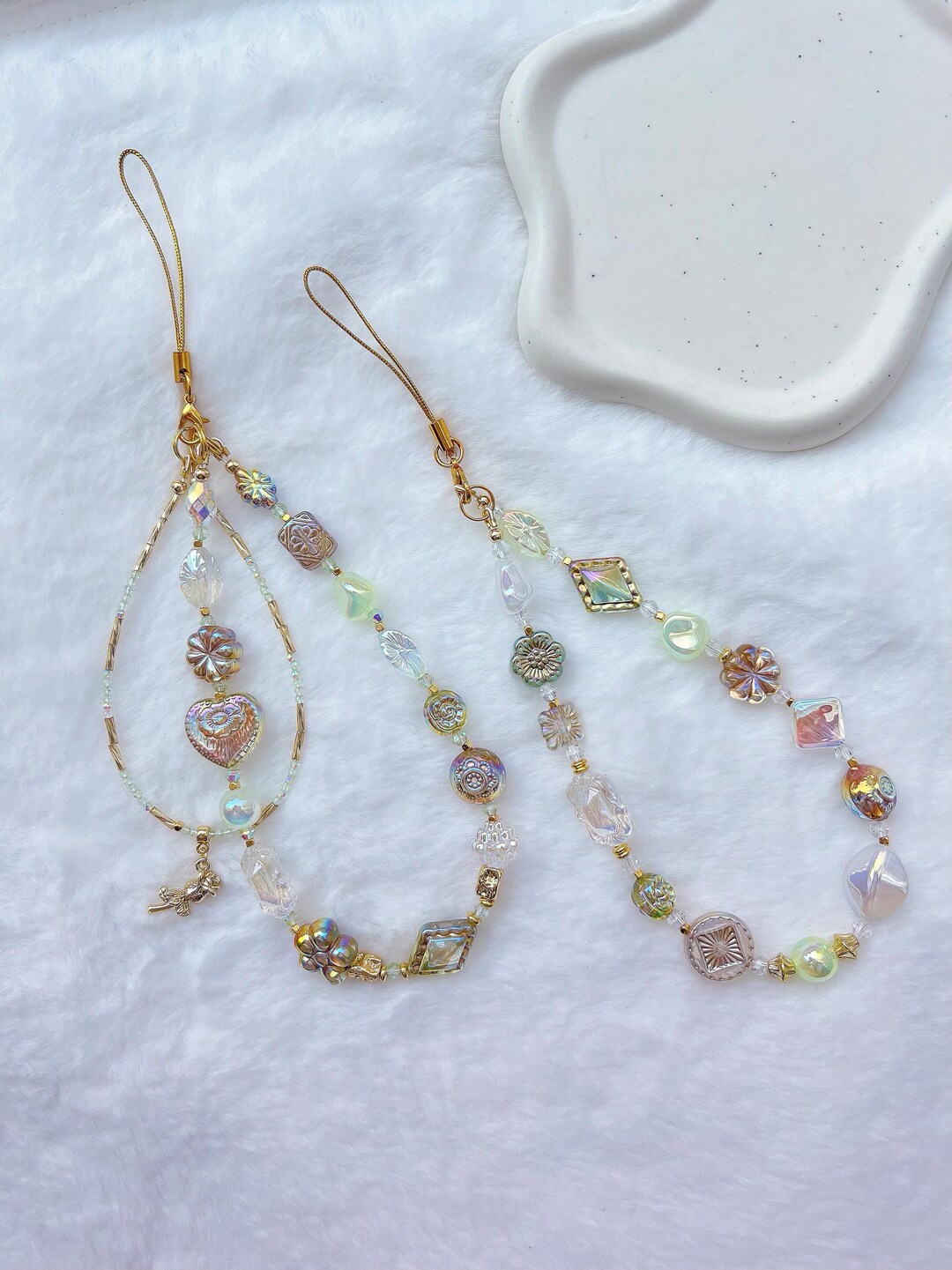 Versailles 3.0 Vintage-inspired Phone Charm-premium Beaded Phone Charms ...