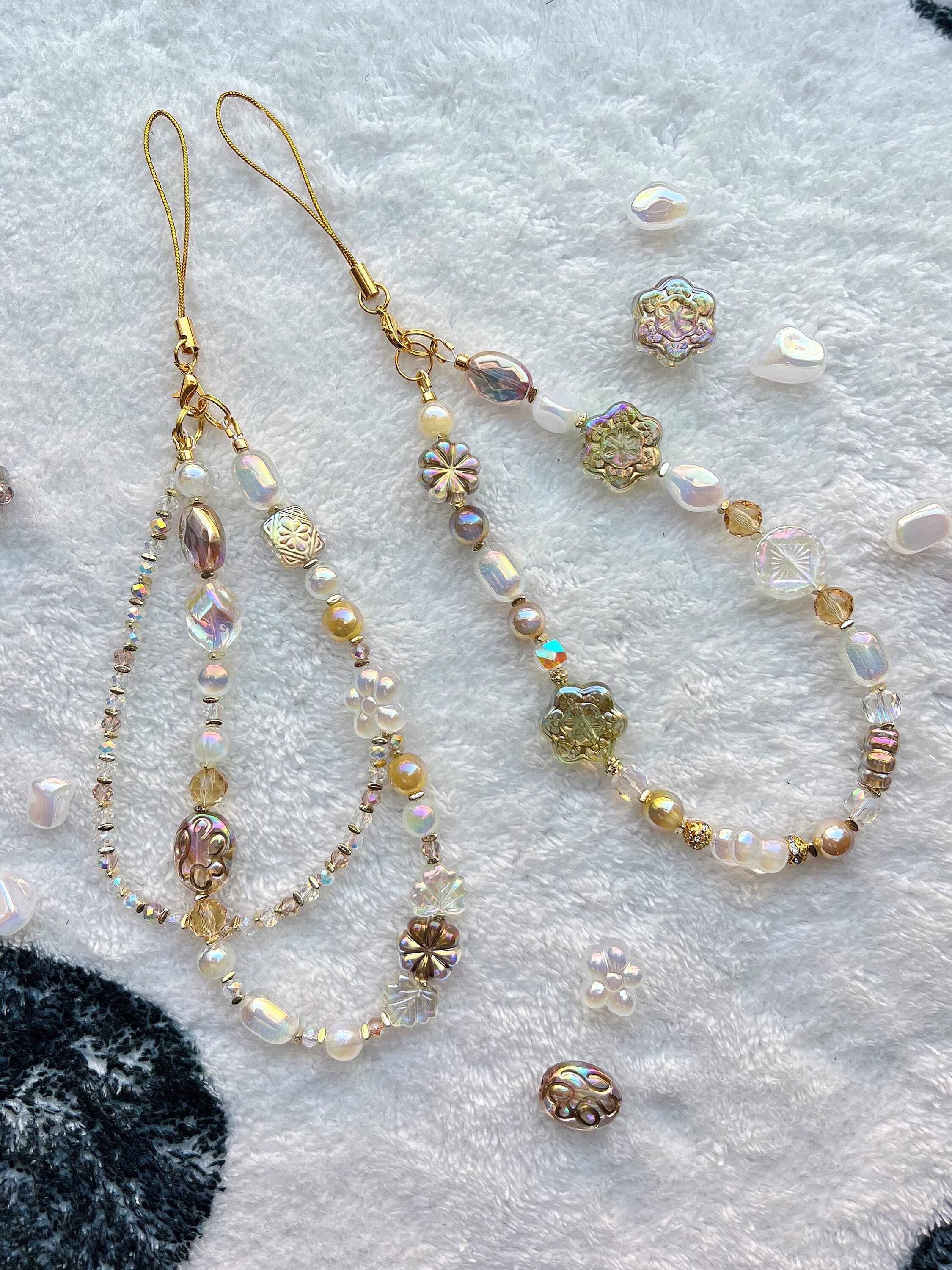 Versailles Vintage-inspired Phone Charm-premium Beaded Phone Charms ...