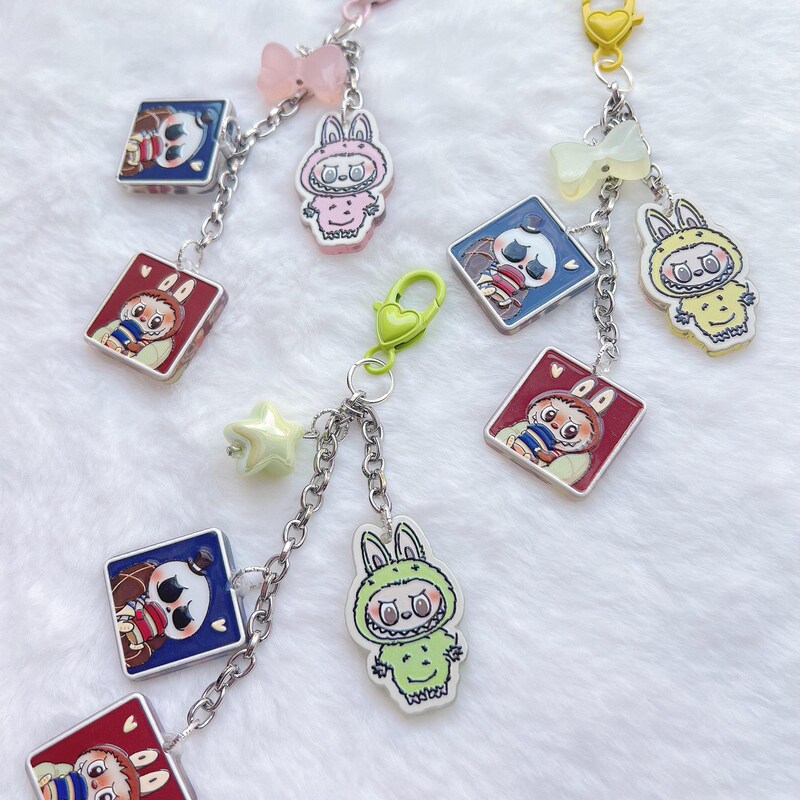 Labubu Keychain - Etsy