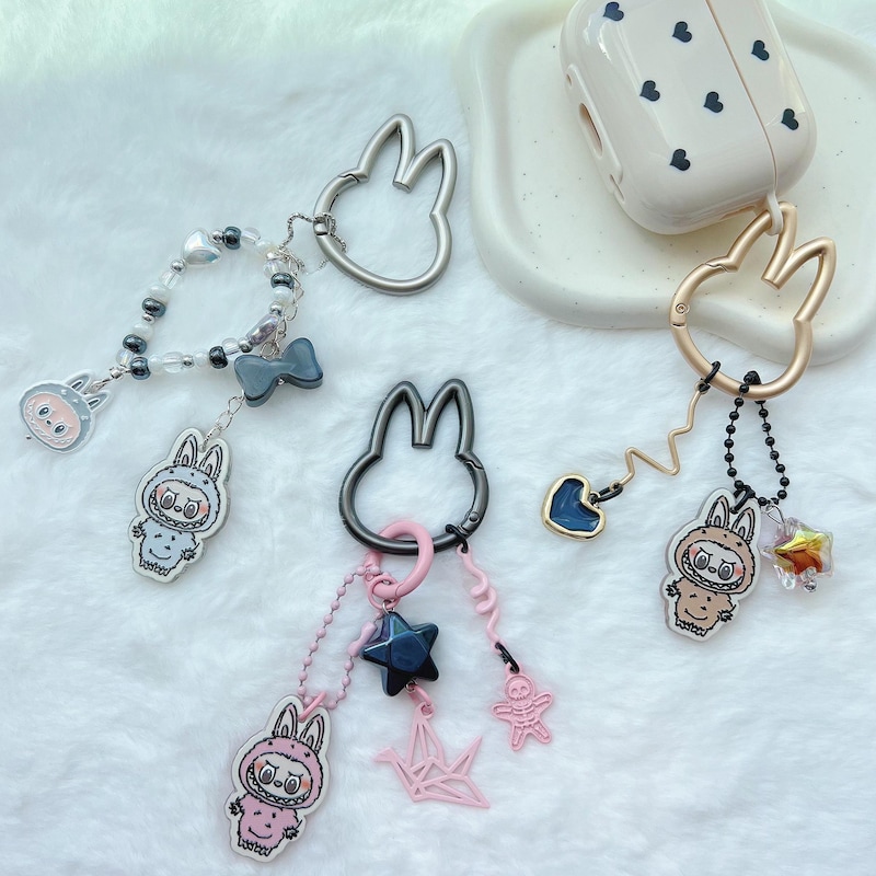 Labubu Keychain - Etsy