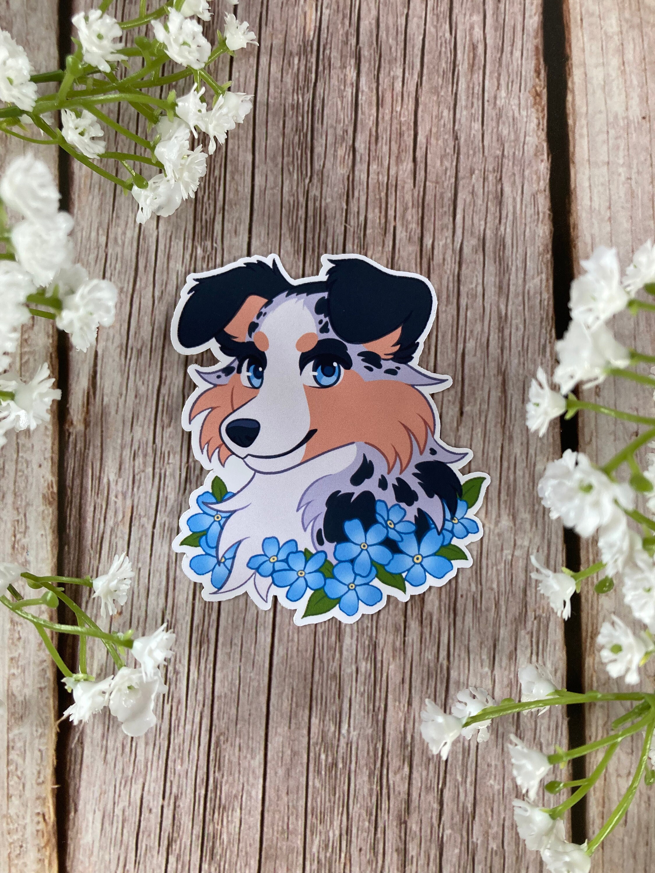 Australian Shepherds Vinyl Stickers - Etsy