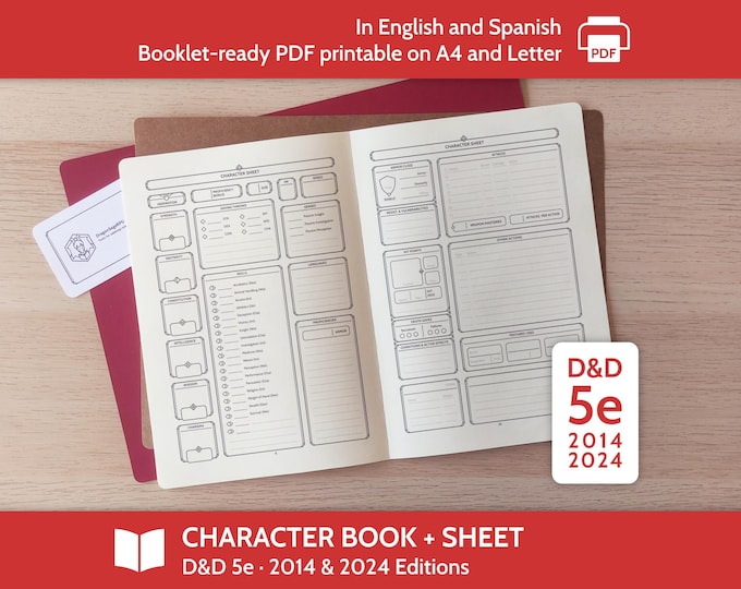 REVISED Dnd Character Sheet 5e Lined Unlined Stat Sheet, Character ...
