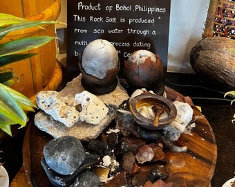 Mini Asin Tibuok, SMALL Rare Dinosaur Egg, Artisan Coconut Sea Salt ...