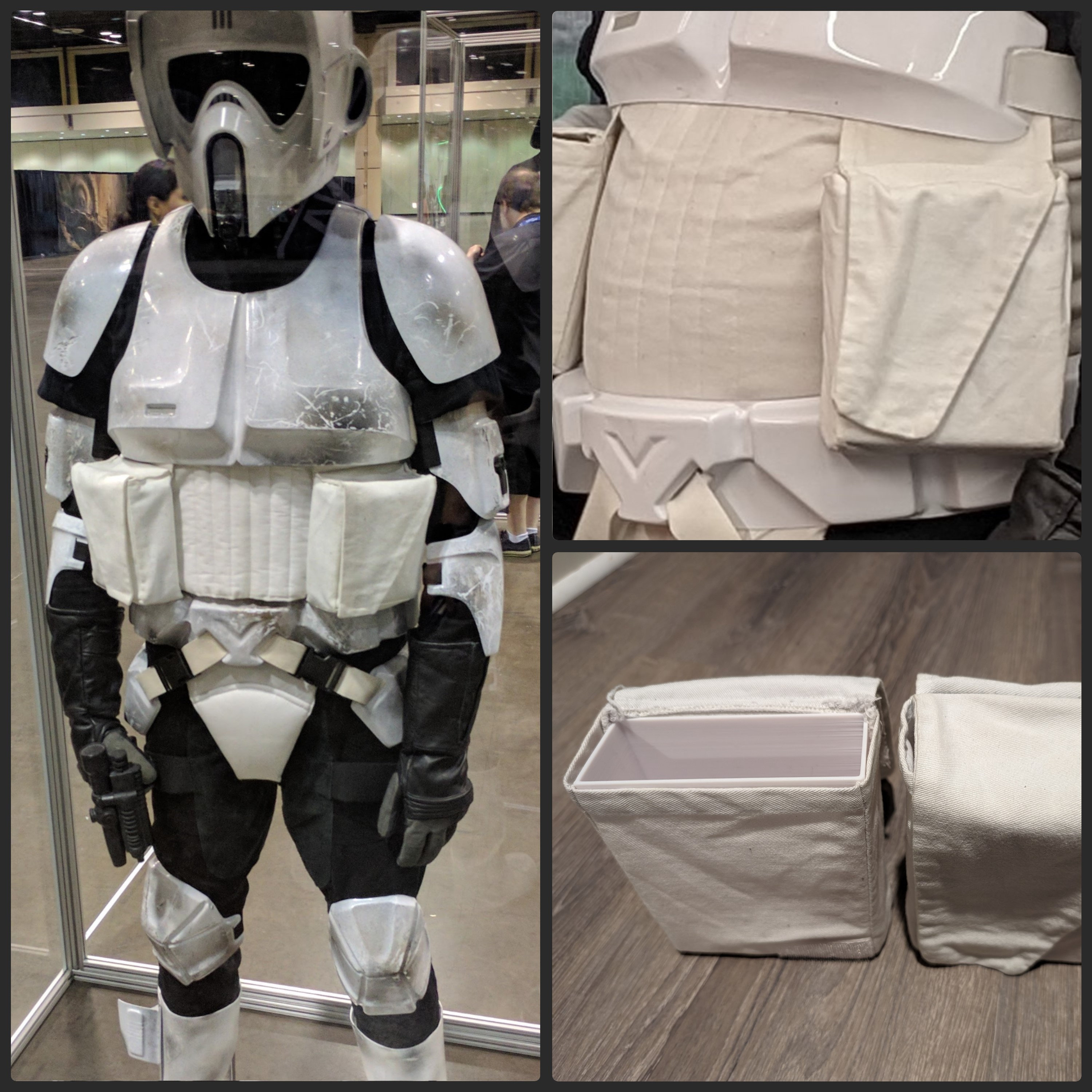 Scout Trooper - Utility Pouch Inserts SW Costume Replica - Soft Parts ...