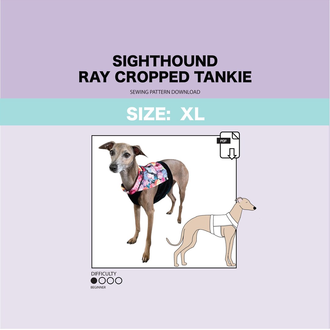 Sewing Pattern for Whippet Cropped Tankie / Fleece / Top / Tank - Etsy