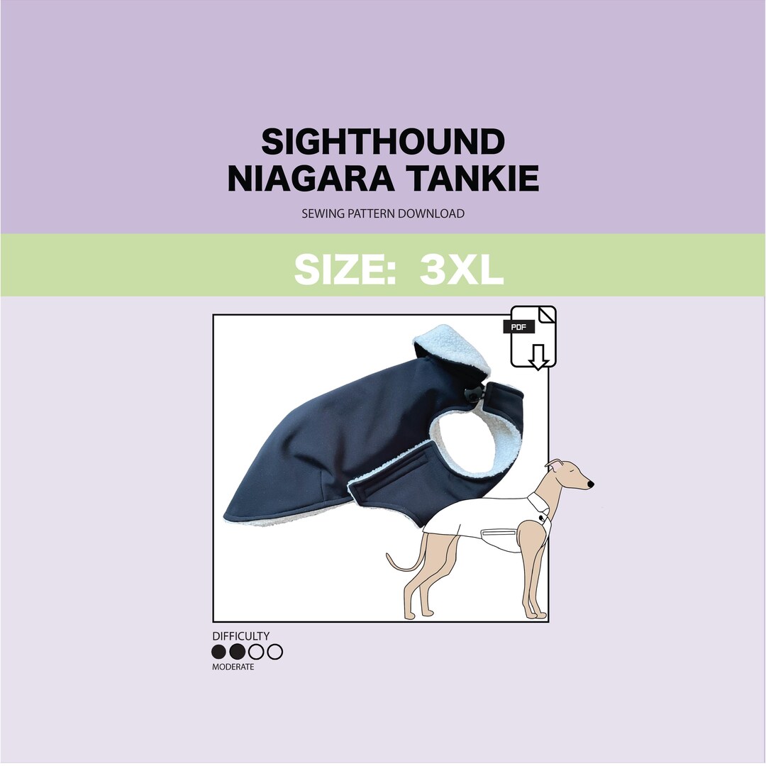 Sewing Pattern for Whippet Coat / Jacket / Waterproof / Tankie - Etsy
