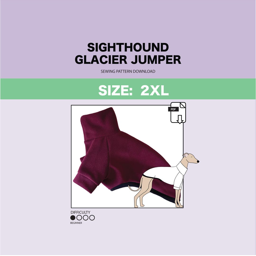 Sewing Pattern for Whippet Jumper / Fleece / Top / Tshirt - Etsy