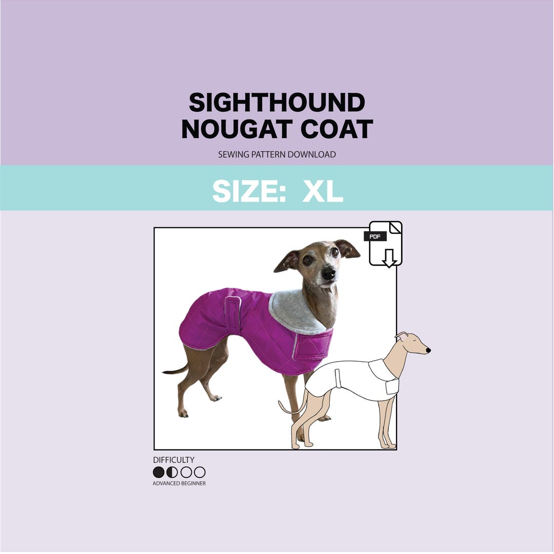 Sewing Pattern for Whippet Coat / Jacket / Waterproof / Clothes ...