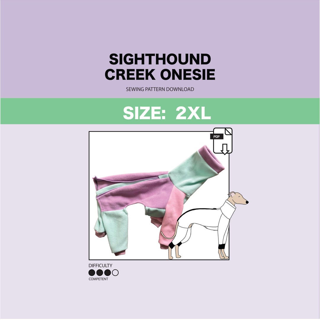 Sewing Pattern for Whippet Onesie / Jumpsuit / Pjs / Overall / Romper ...