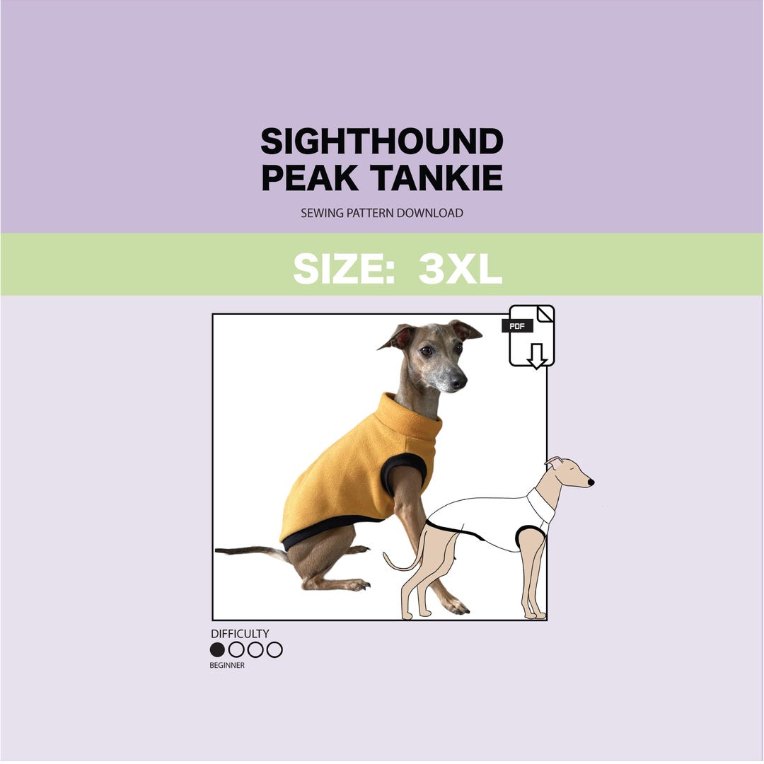 Sewing Pattern for Whippet Tankie / Fleece / Top / Tank / Clothes ...