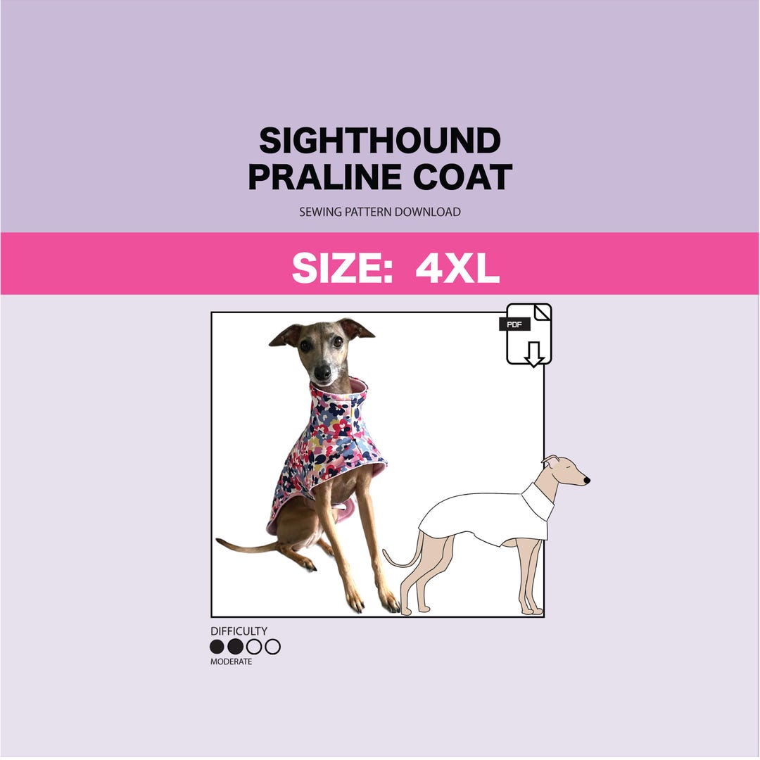 Sewing Pattern for Whippet Coat / Jacket / Waterproof - Etsy
