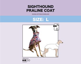 Sewing Pattern for Italian Greyhound Coat / Jacket / Waterproof ...