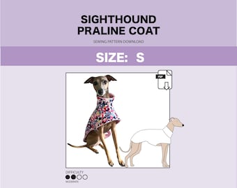 Sewing Pattern for Italian Greyhound Coat / Jacket / Waterproof ...