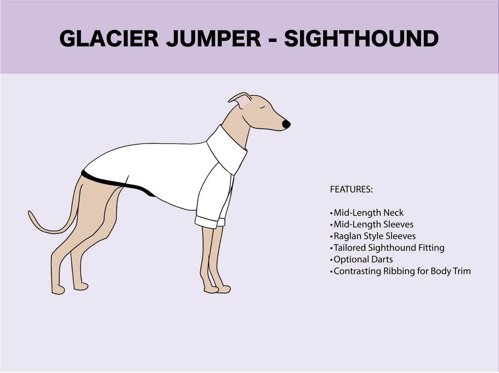 Sewing Pattern for Italian Greyhound Jumper / Fleece / Top / Tshirt - Etsy