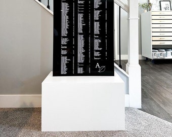 38x16x16 Acrylic Wedding Sign Box Stand, Seating Chart Stand - Etsy