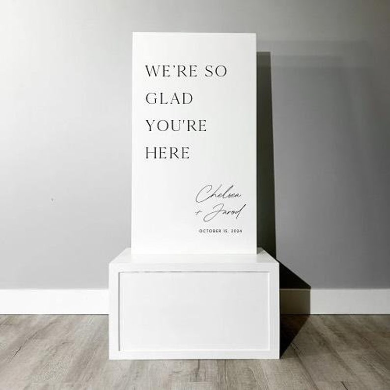 28x16x16 Acrylic Wedding Sign Box Stand, Seating Chart Stand - Etsy