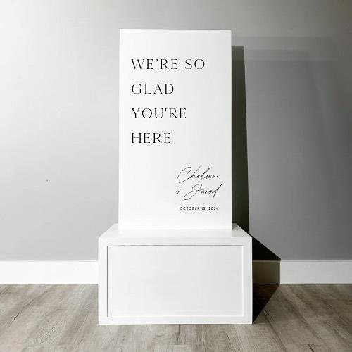 28x16x16 Acrylic Wedding Sign Box Stand, Seating Chart Stand - Etsy