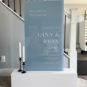 38x8x10 Acrylic Wedding Sign Box Stand, Seating Chart Stand - Etsy