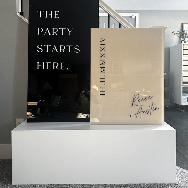 Seating Chart Stand Box - Etsy