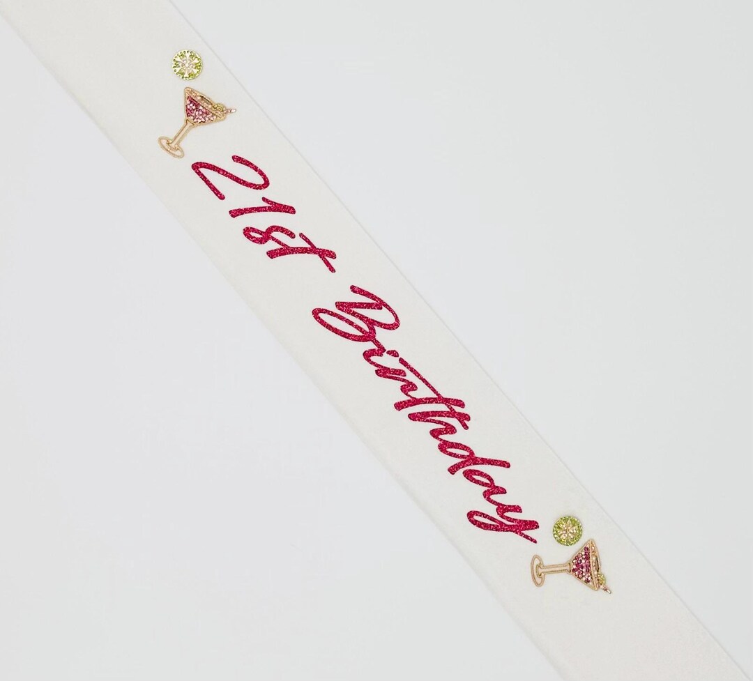 Custom Birthday Sash, Personalized Birthday Sash, Birthday Girl Sash ...