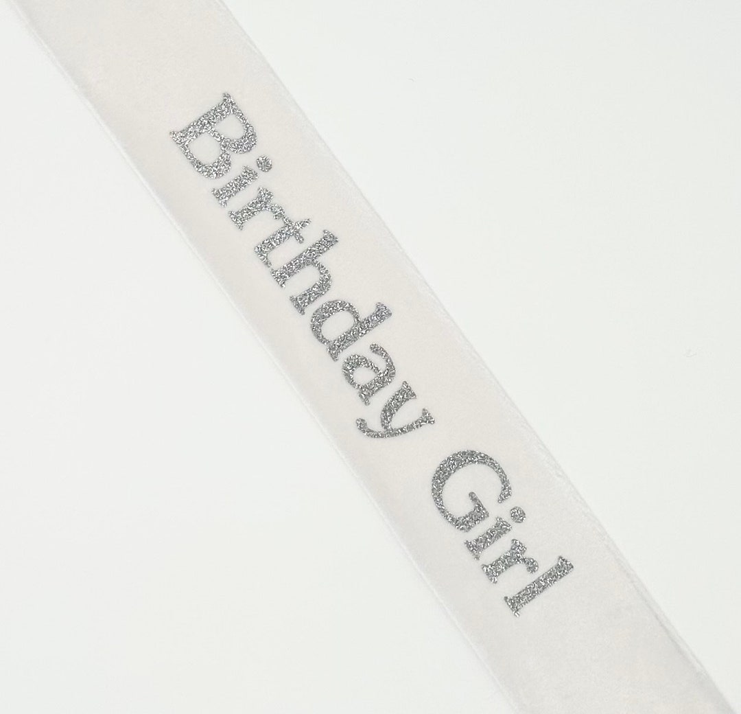 Custom Birthday Sash, Personalized Birthday Sash, Birthday Girl Sash ...