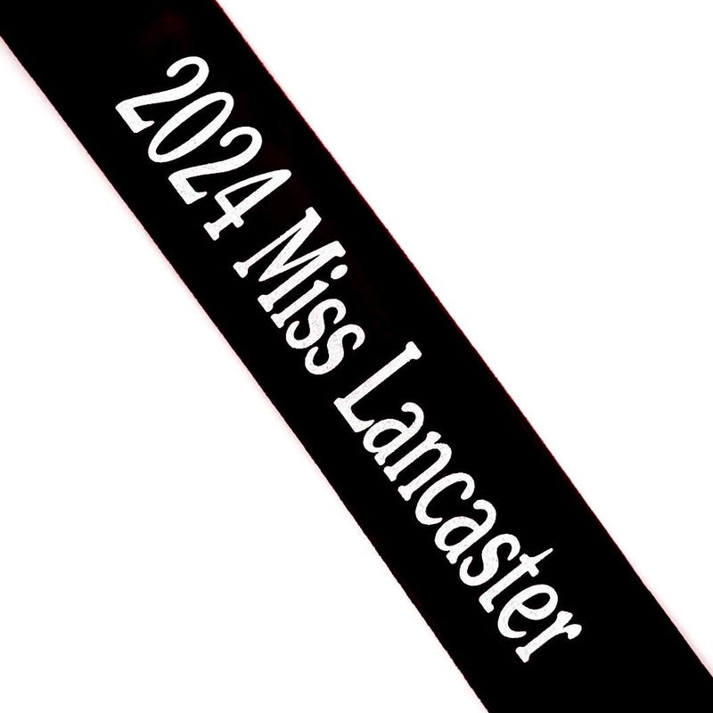 Pageant Sash - Etsy