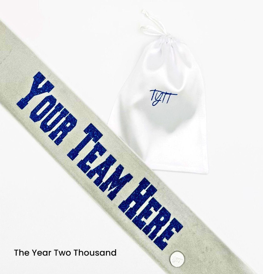 Custom Velvet Team Sash: Personalized Sports Accessory - Etsy